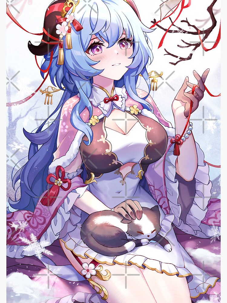 "Happy Ganyu genshin Impact" Spiral Notebook by genshinwaifus | Redbubble