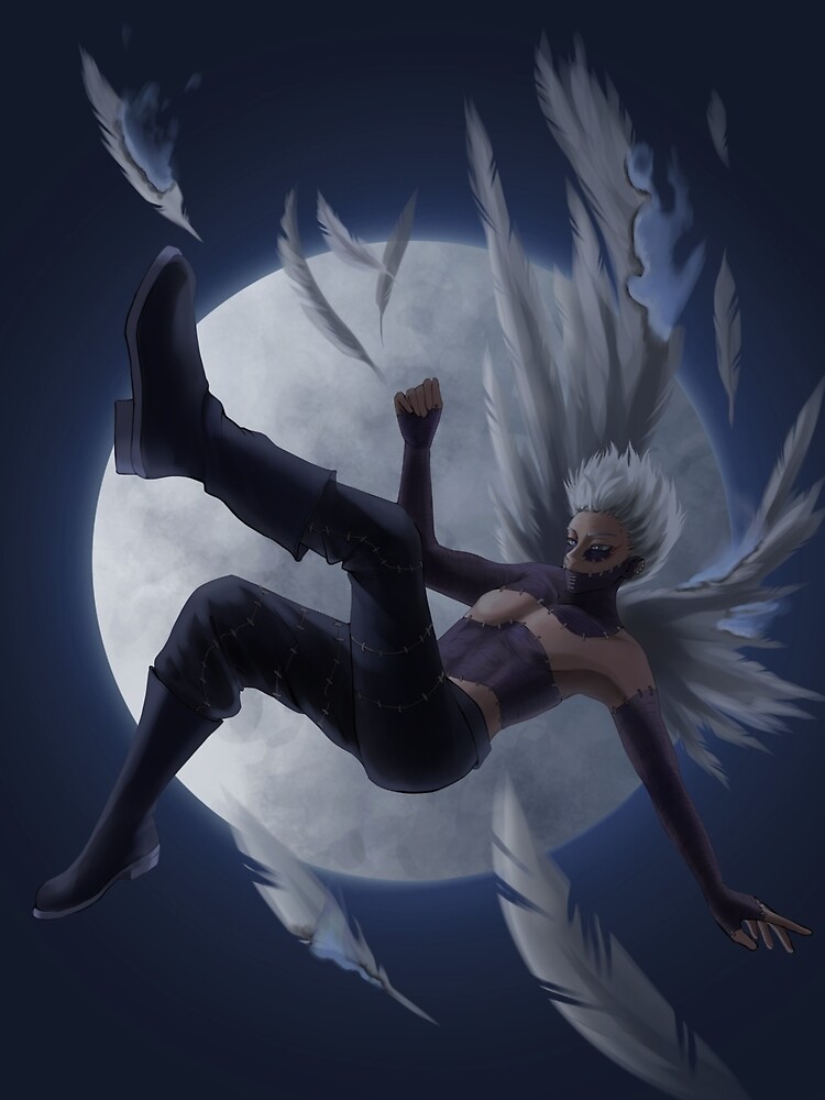 "My Hero Academia MHA Anime Villain Dabi as a Fallen Angel Art Print ...