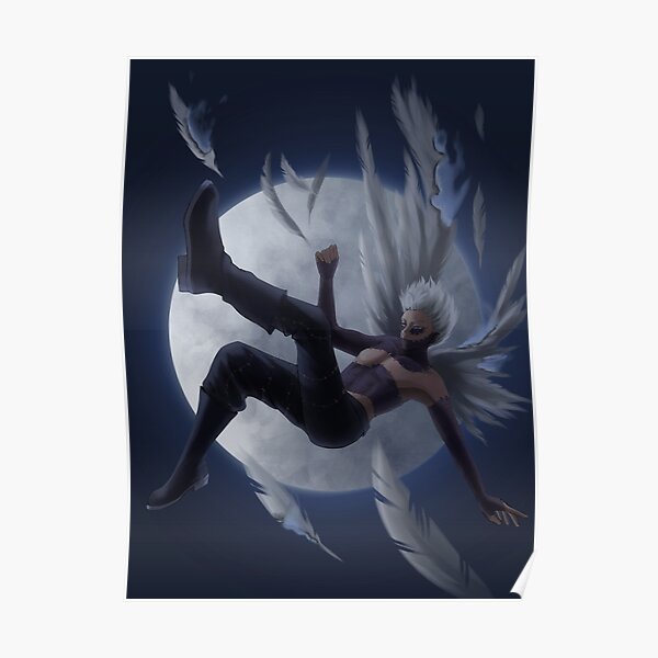 "My Hero Academia MHA Anime Villain Dabi as a Fallen Angel Art Print ...