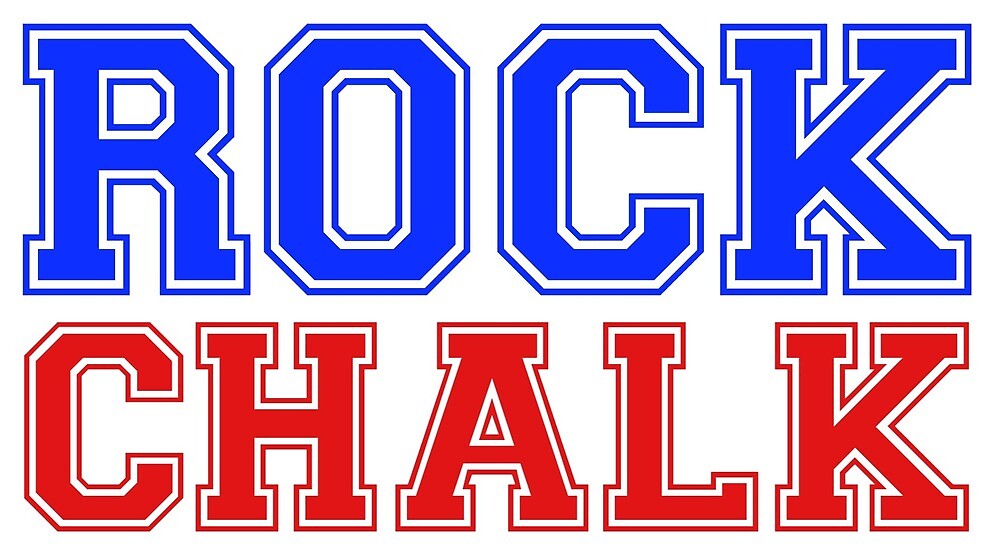 "Rock Chalk Graphic" by LT-Designs | Redbubble