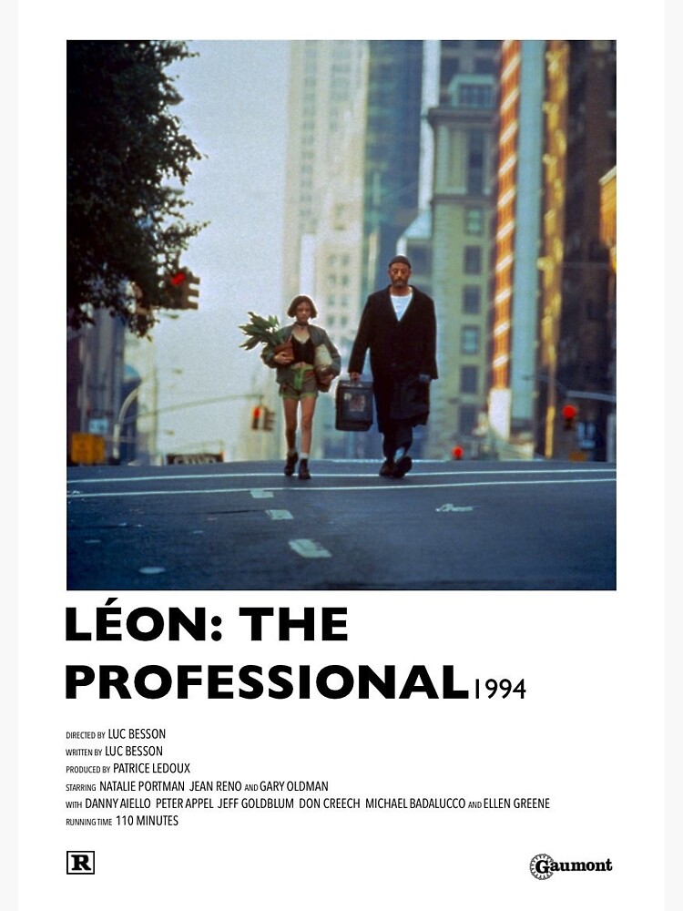 "Leon the Professional Film Poster " Sticker by matchafairy666 | Redbubble