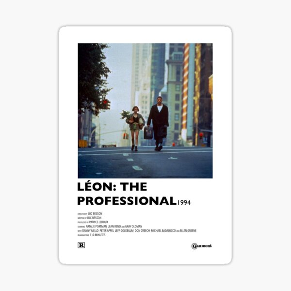 "Leon the Professional Film Poster " Sticker by matchafairy666 | Redbubble