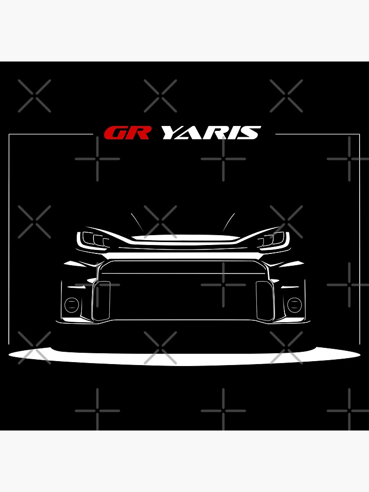 "GR Yaris Silhouette" Photographic Print for Sale by MivecPower | Redbubble
