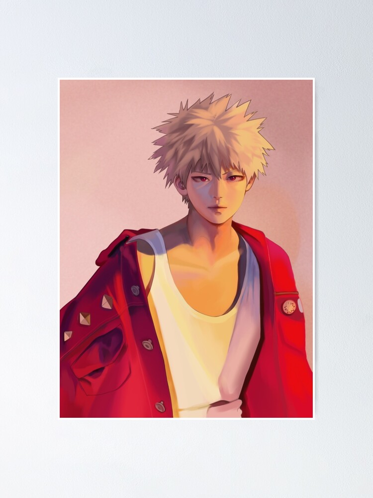 "My Hero Academia MHA Anime Bakugou Katsuki Art Print" Poster for Sale ...