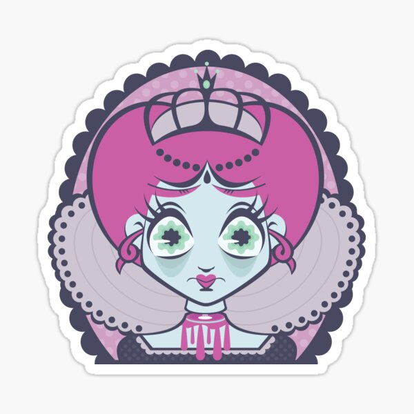 "Ghost Girl" Sticker by SmallLindsay | Redbubble