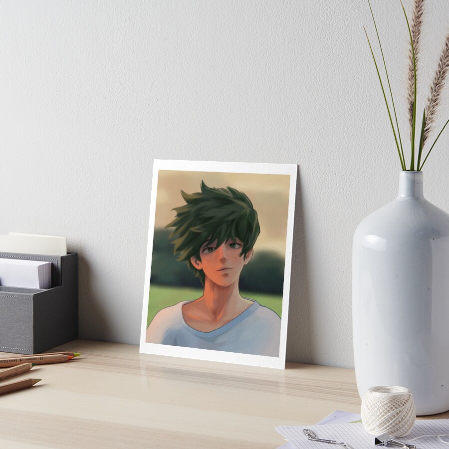 "My Hero Academia MHA Anime Izuku Midoriya / Deku Art Print " Art Board ...