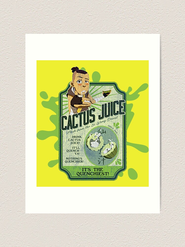 "Cactus Juice Avatar The Last Airbender" Art Print by MWbeep96 | Redbubble