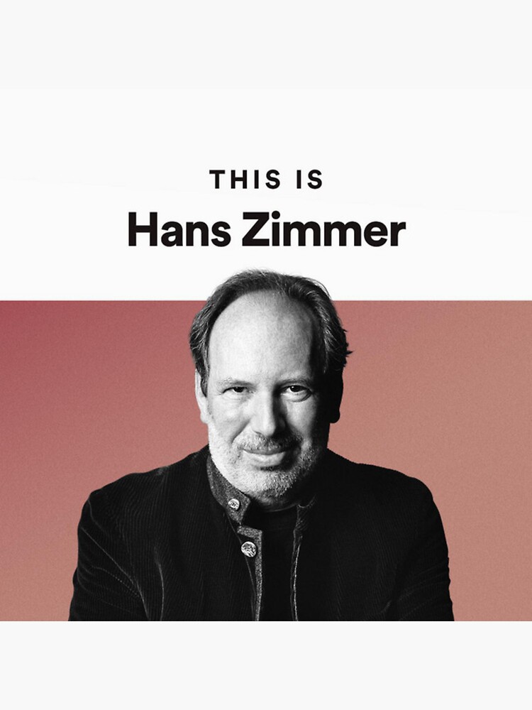 "Hans Zimmer Cover" Sticker for Sale by verratirey | Redbubble