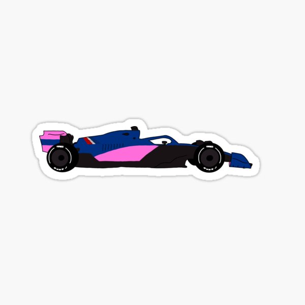 "F1ABEEZ Alpine 2022 Car Merch" Sticker for Sale by F1ABEEZ | Redbubble