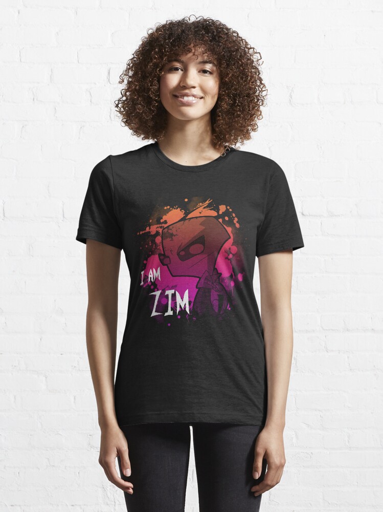 "I Am Zim" T-shirt for Sale by WindWolf | Redbubble | invader zim t ...