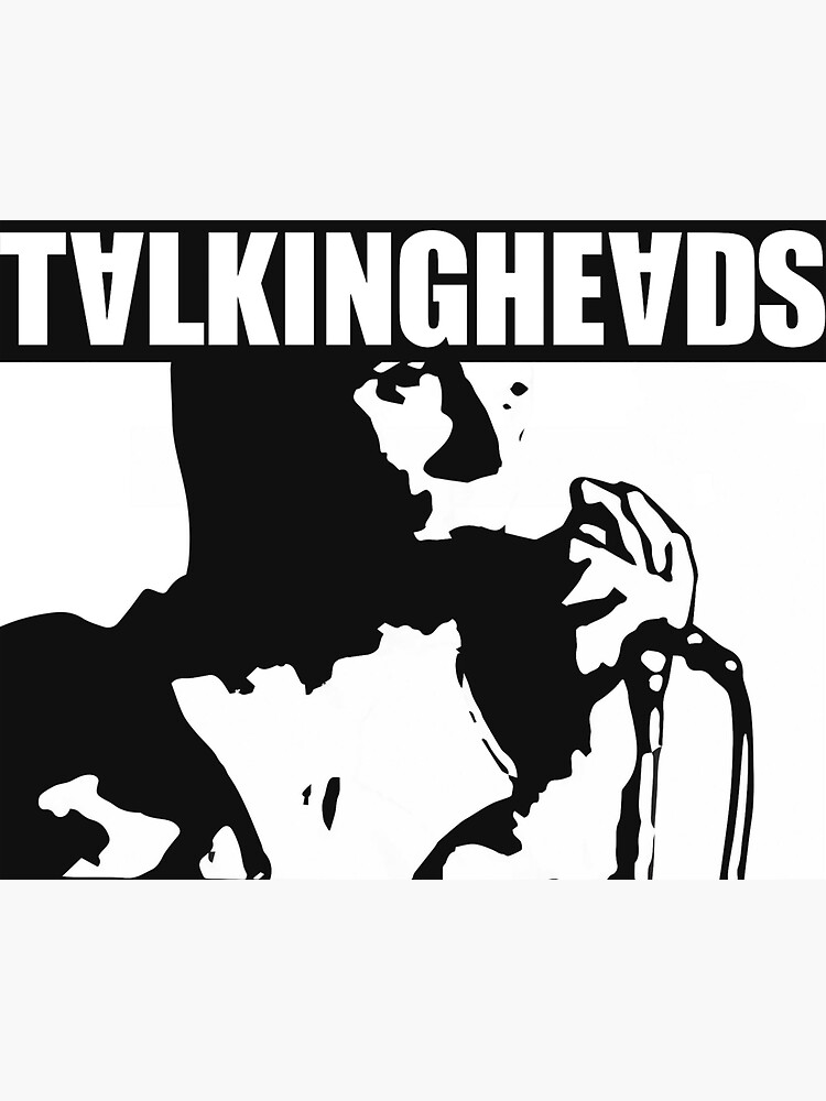 "Best,talking heads - logo" Sticker by aceillieru | Redbubble