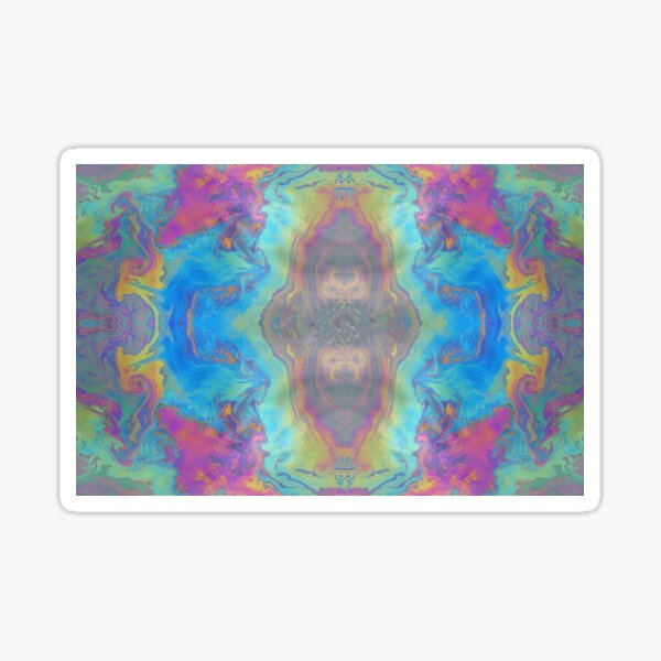 "Oil Slick" Sticker for Sale by MOREbyJP | Redbubble