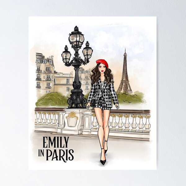 "Emily in paris Active " Poster for Sale by directgiftsz | Redbubble