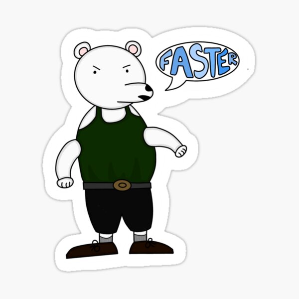 "Coach Steve Big Mouth Classic" Sticker by tlebowitzgracia | Redbubble