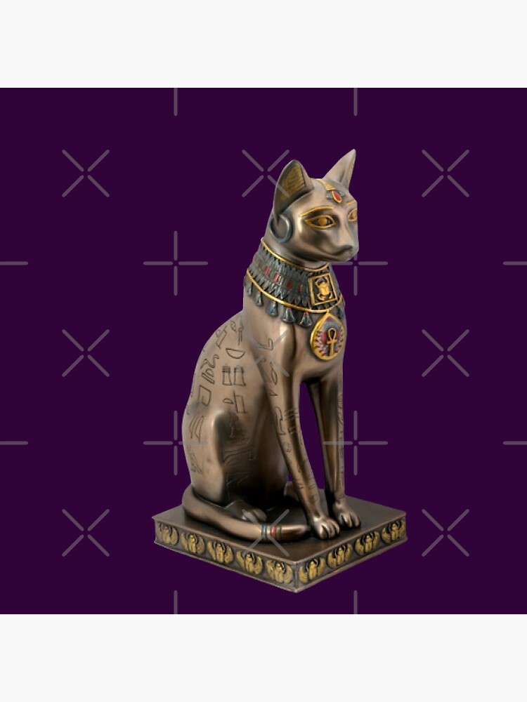 Cojín «Estatua de la estatua de Bastet del gato del antiguo Egipto ...
