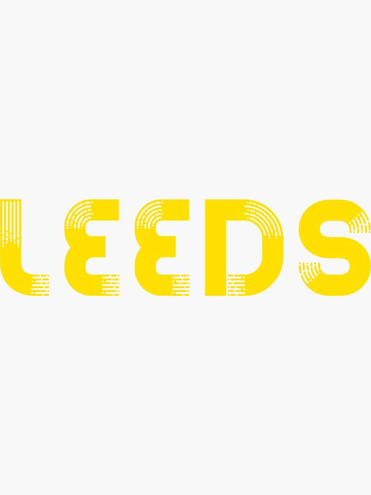"LEEDS UNITED" Sticker by Gibs-Shirt | Redbubble