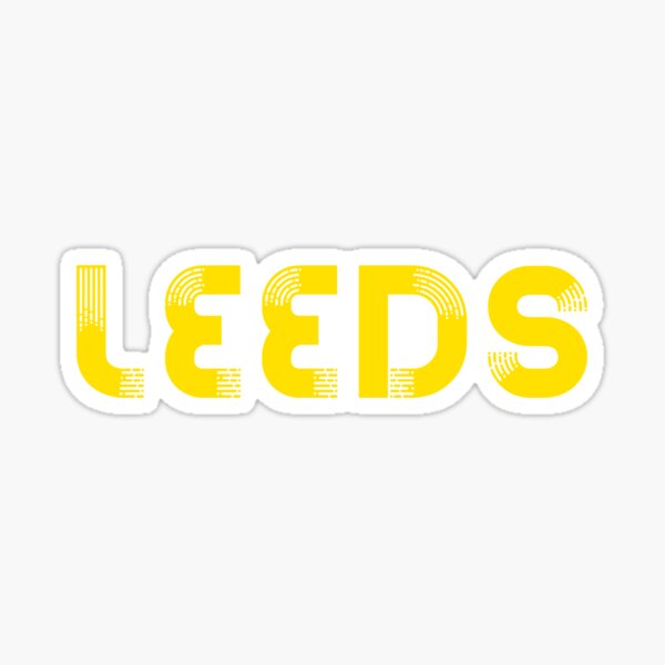 "LEEDS UNITED" Sticker by Gibs-Shirt | Redbubble