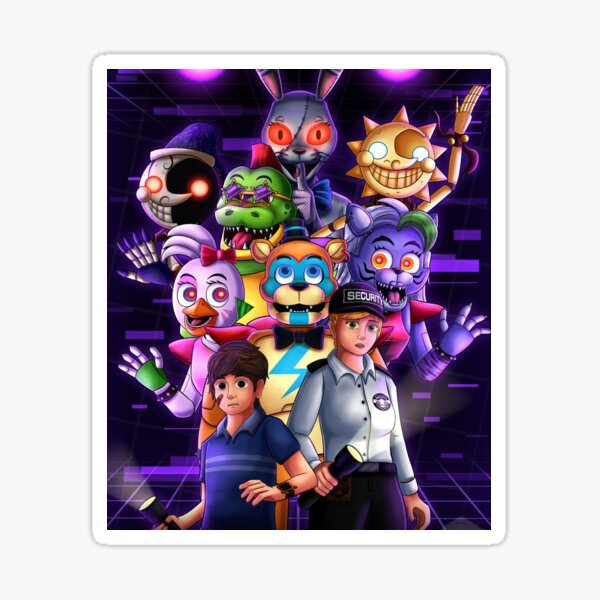 "Fnaf Security Breach " Sticker by MR-ABM | Redbubble