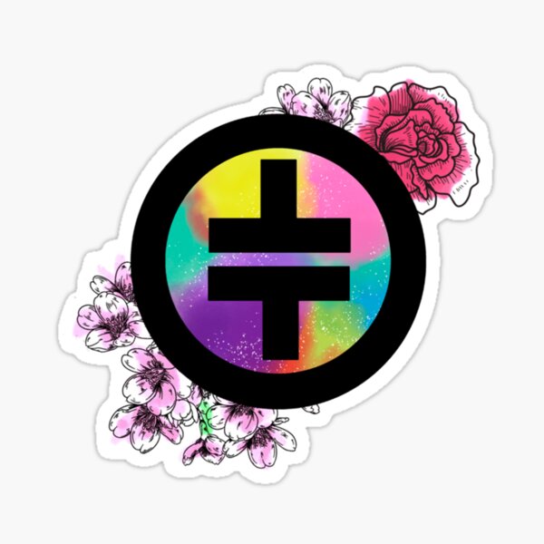 Pegatina «Take That - Símbolo colorido + Floral» de KatieDavison ...