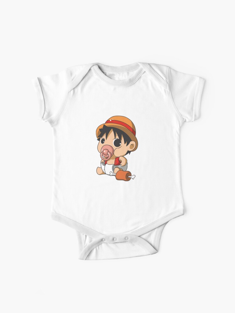 "BABY MONKEY D LUFFY" Baby One-Piece for Sale by Vixie Hattori | Redbubble