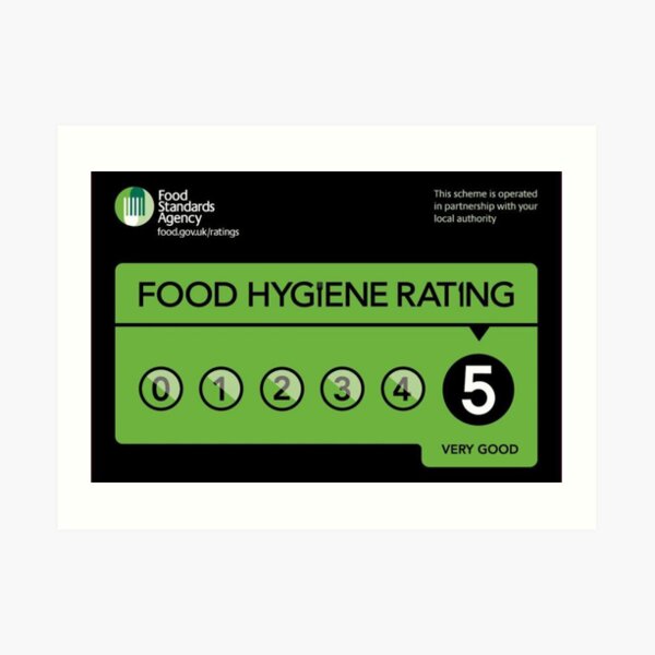 "Food Hygine Rating Original Display 5 Star, Food Hygiene Rating Scheme ...