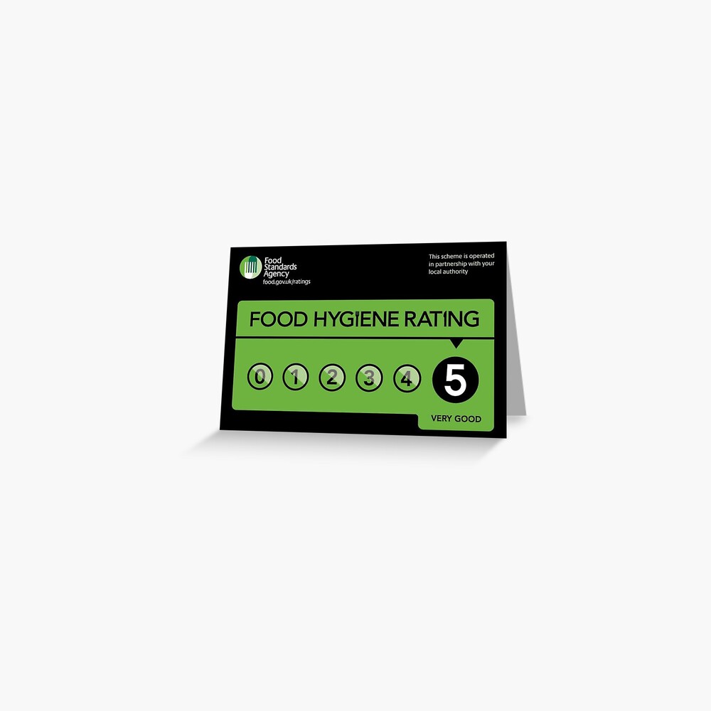 "Food Hygine Rating Original Display 5 Star, Food Hygiene Rating Scheme ...