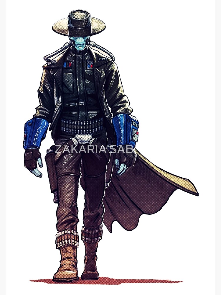 "Cad bane character" Art Print by ZAKARIASAB | Redbubble