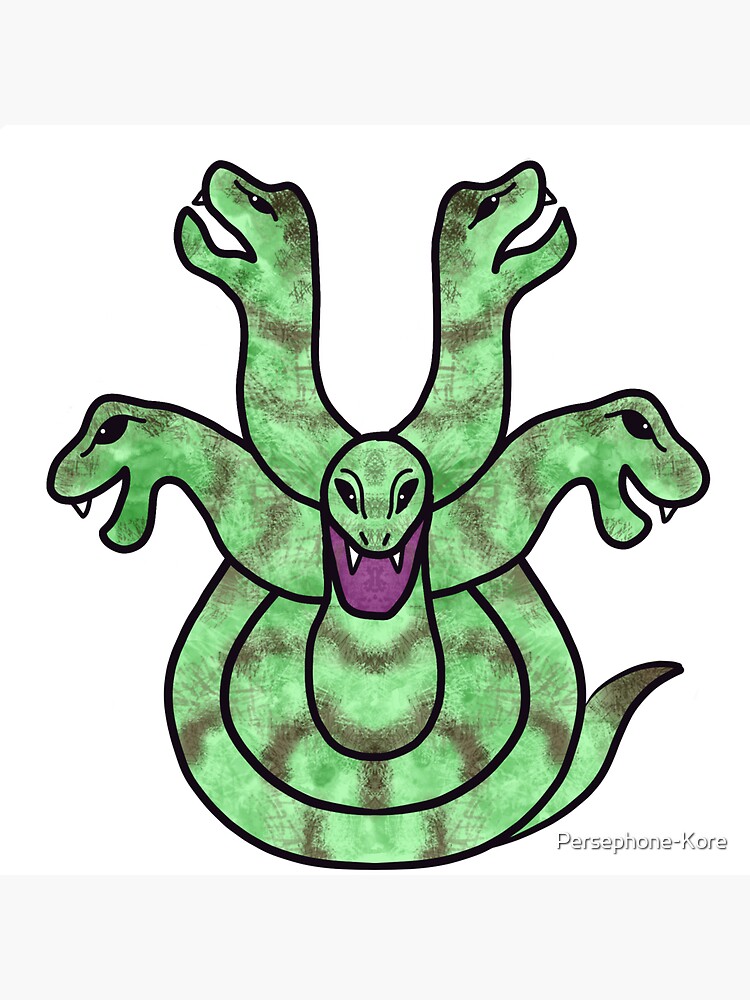 "Hydra" Sticker for Sale by Persephone-Kore | Redbubble