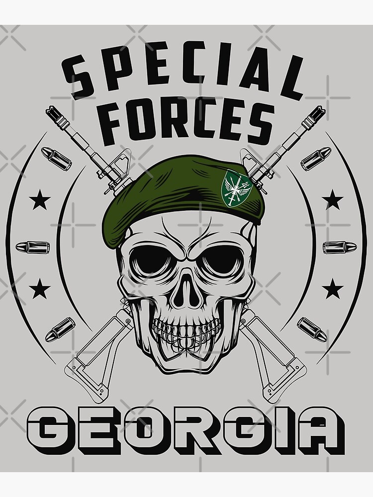 "Georgian Special Operations Forces Georgia Army Military #1900" Canvas ...