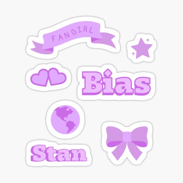 "fangirl starter pack [purple edition]" Sticker by Colorful-Inspo ...