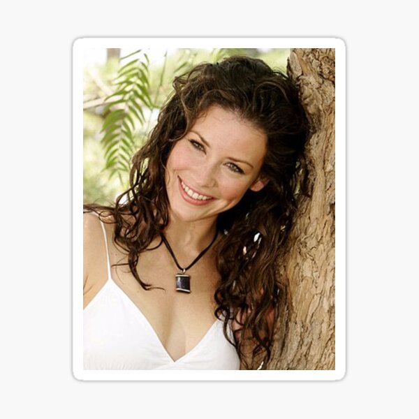 "Evangeline Lily - Poster" Sticker by Hectorpk | Redbubble