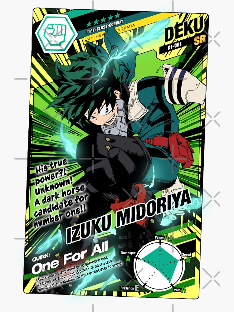 "Deku" Sticker by Willkippo | Redbubble