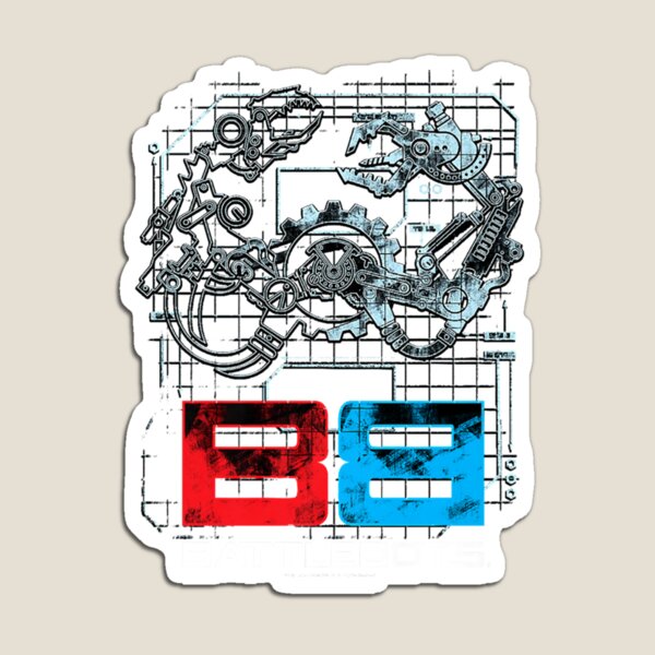"Battle_Bots Robot Schematics Logo Premium " Magnet for Sale by ...