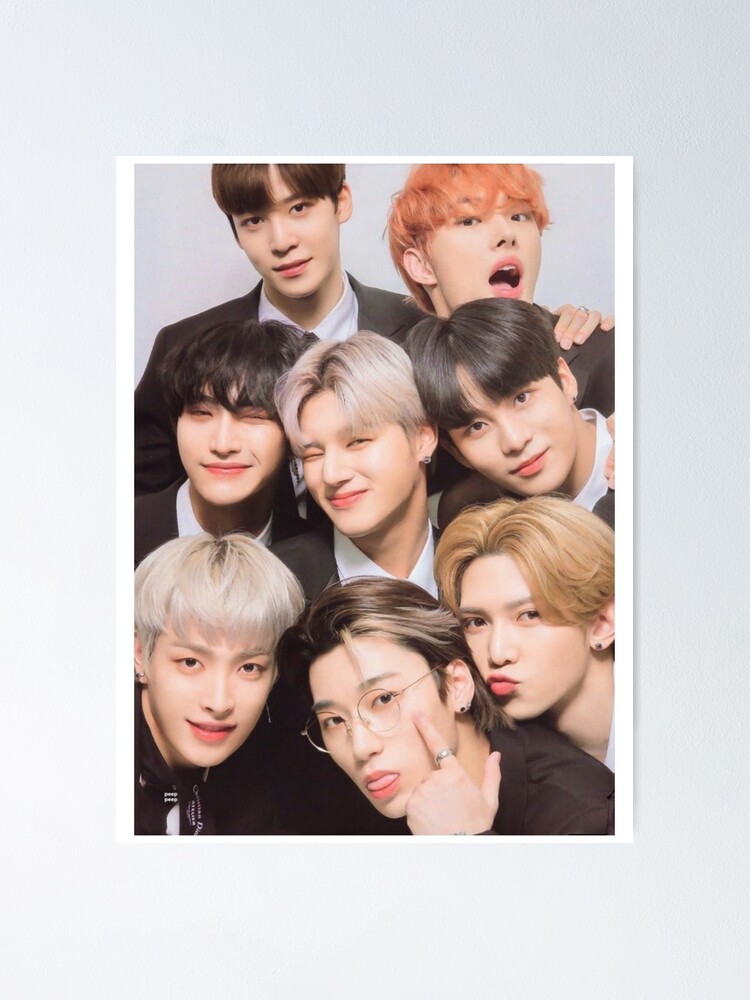 "Ateez group poster" Poster for Sale by Over-the-waves | Redbubble