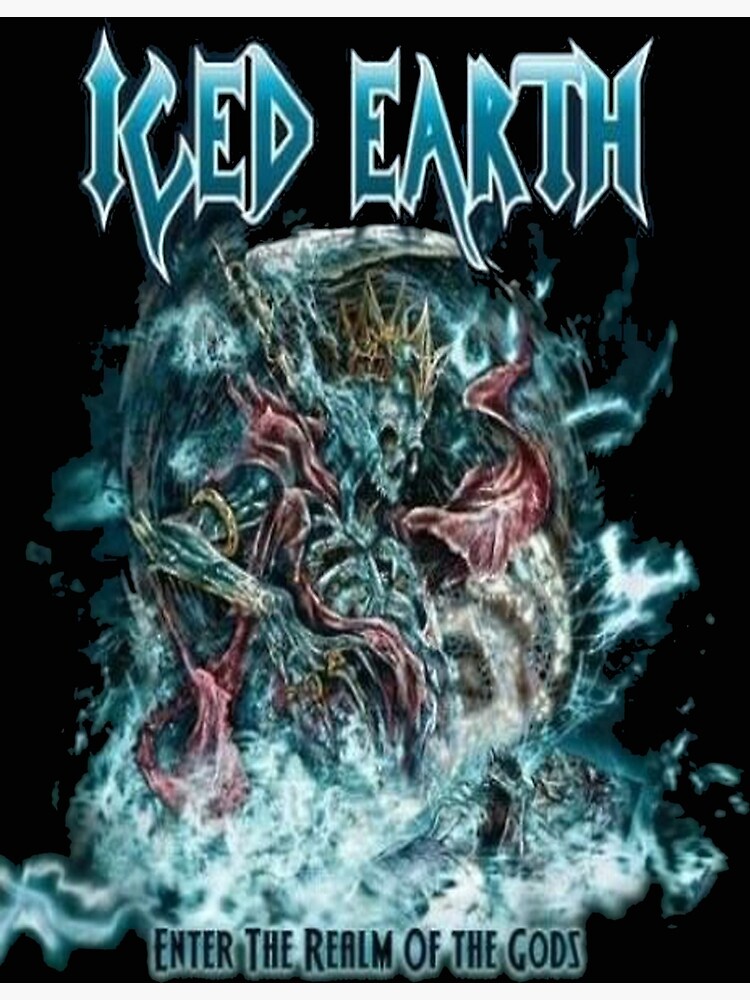 " the best designs iced earth" Poster for Sale by Salmoni28 | Redbubble