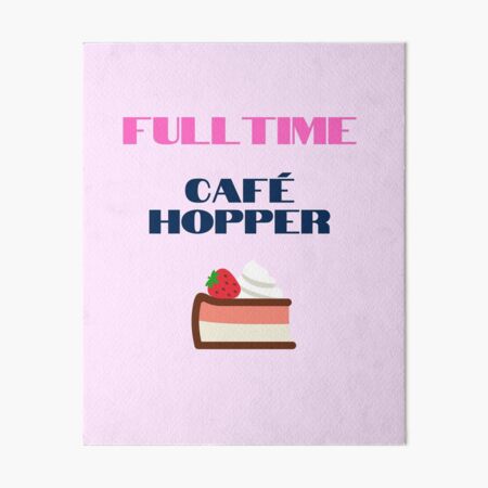 "café hopper Korean food kdrama " Art Board Print by Daebakshop | Redbubble