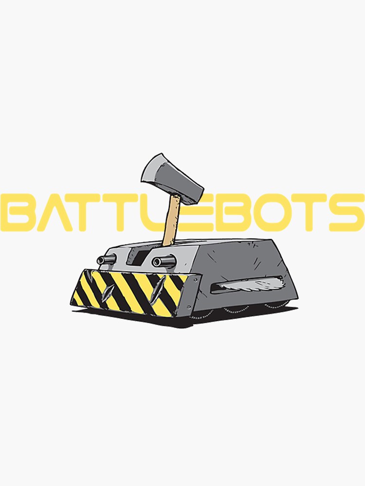"Battlebots Fighting Robots " Sticker by PicksPlaceGifts | Redbubble