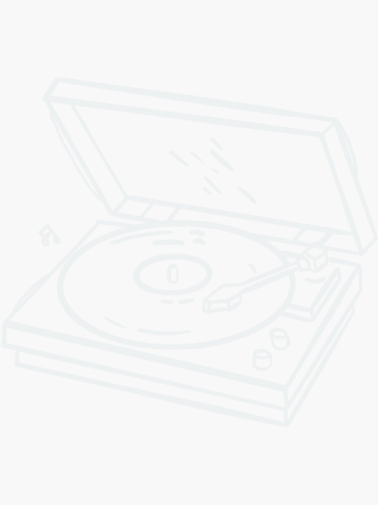 "Record Player - Life is Strange Fanart " Sticker by Fynno | Redbubble