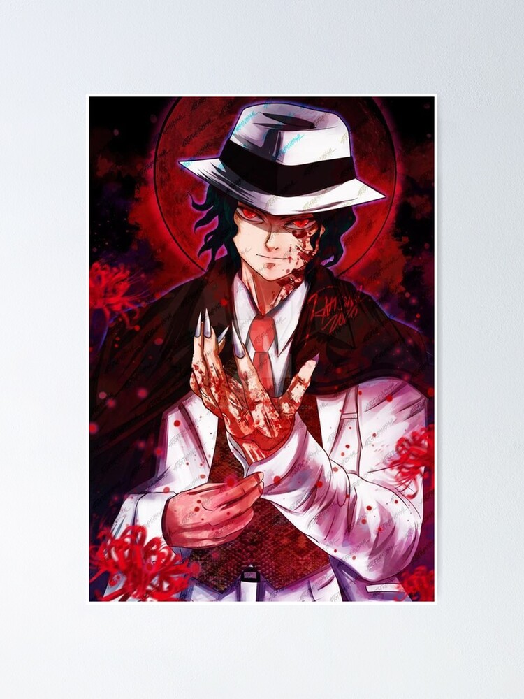 "first demon muzan kibutsuji kimetsu no yaiba" Poster for Sale by ...