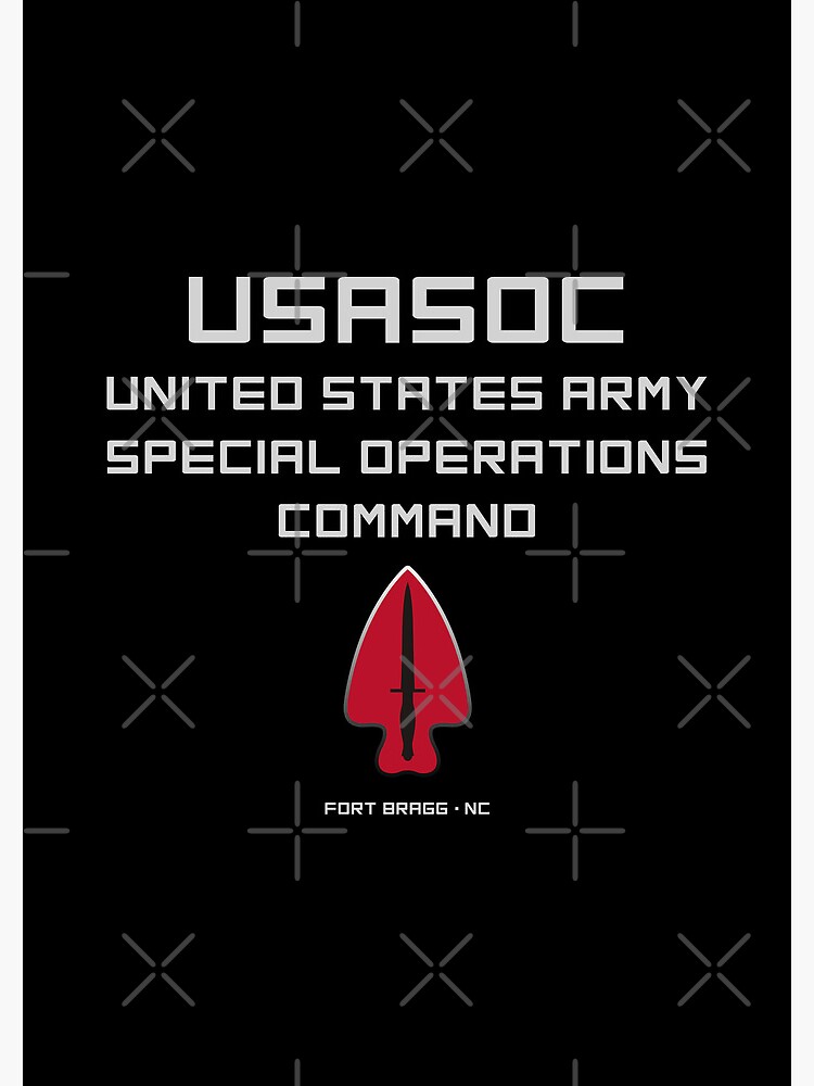 "USASOC United States Army Special Operations Command USA Army #1910 ...