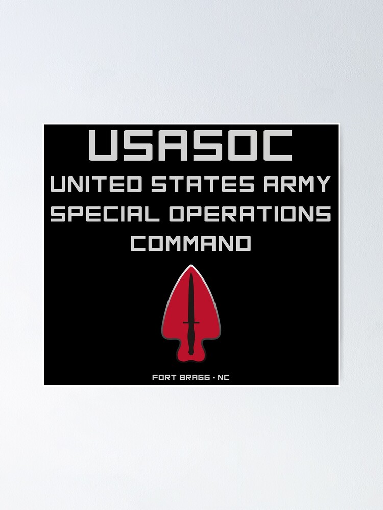 "USASOC United States Army Special Operations Command USA Army #1910 ...