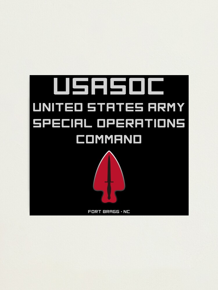 "USASOC United States Army Special Operations Command USA Army #1910 ...