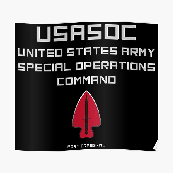 "USASOC United States Army Special Operations Command USA Army #1910 ...