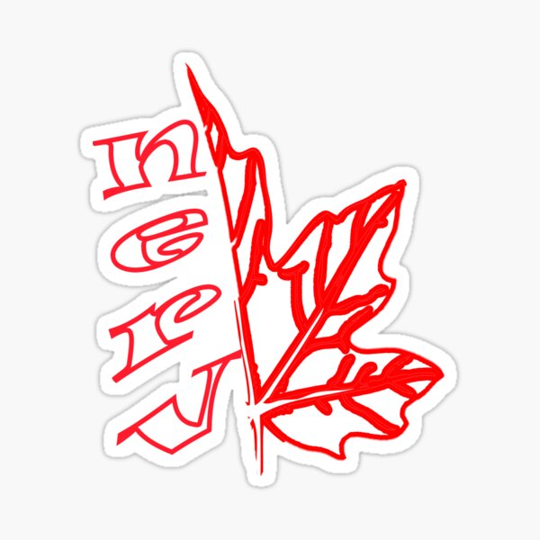 "Nerv simple logo" Sticker by Khadija1987 | Redbubble