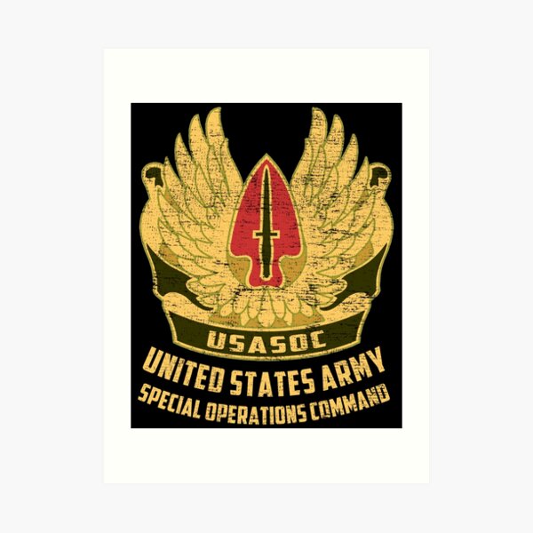 "USASOC United States Army Special Operations Command USA Army #1906 ...