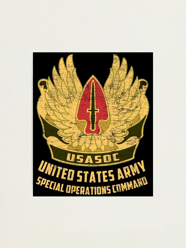 "USASOC United States Army Special Operations Command USA Army #1906 ...