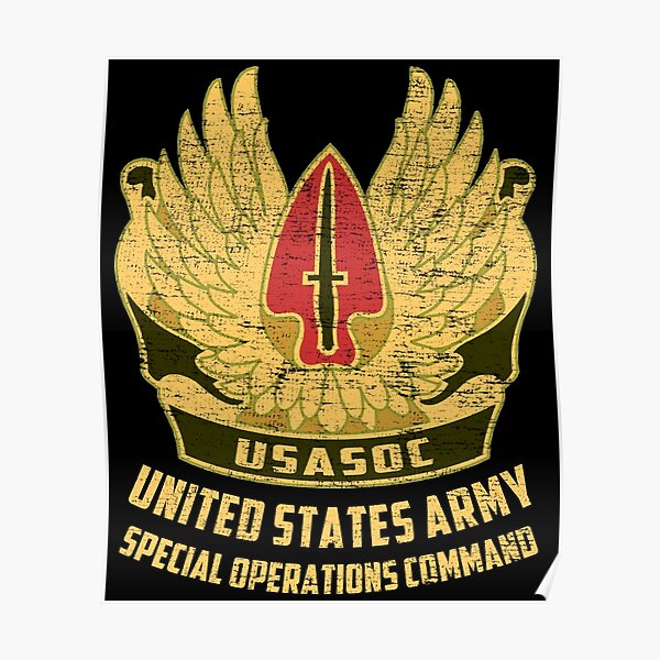 "USASOC United States Army Special Operations Command USA Army #1906 ...