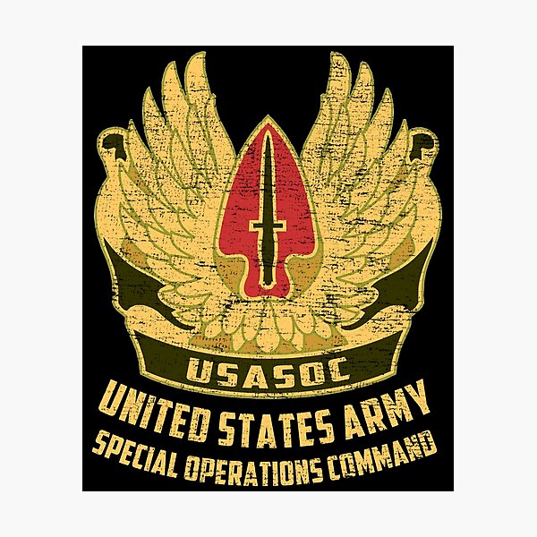 "USASOC United States Army Special Operations Command USA Army #1906 ...