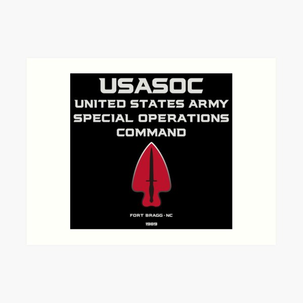 "USASOC United States Army Special Operations Command USA Army #1907 ...