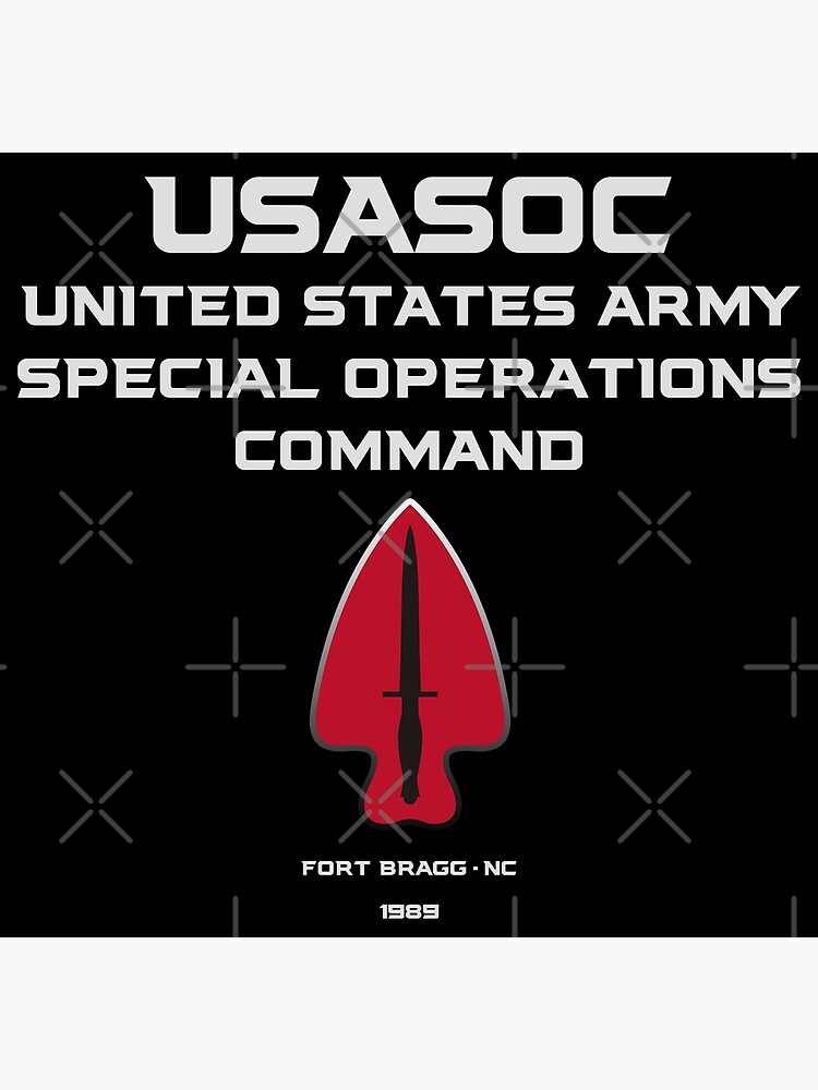 "USASOC United States Army Special Operations Command USA Army #1907 ...